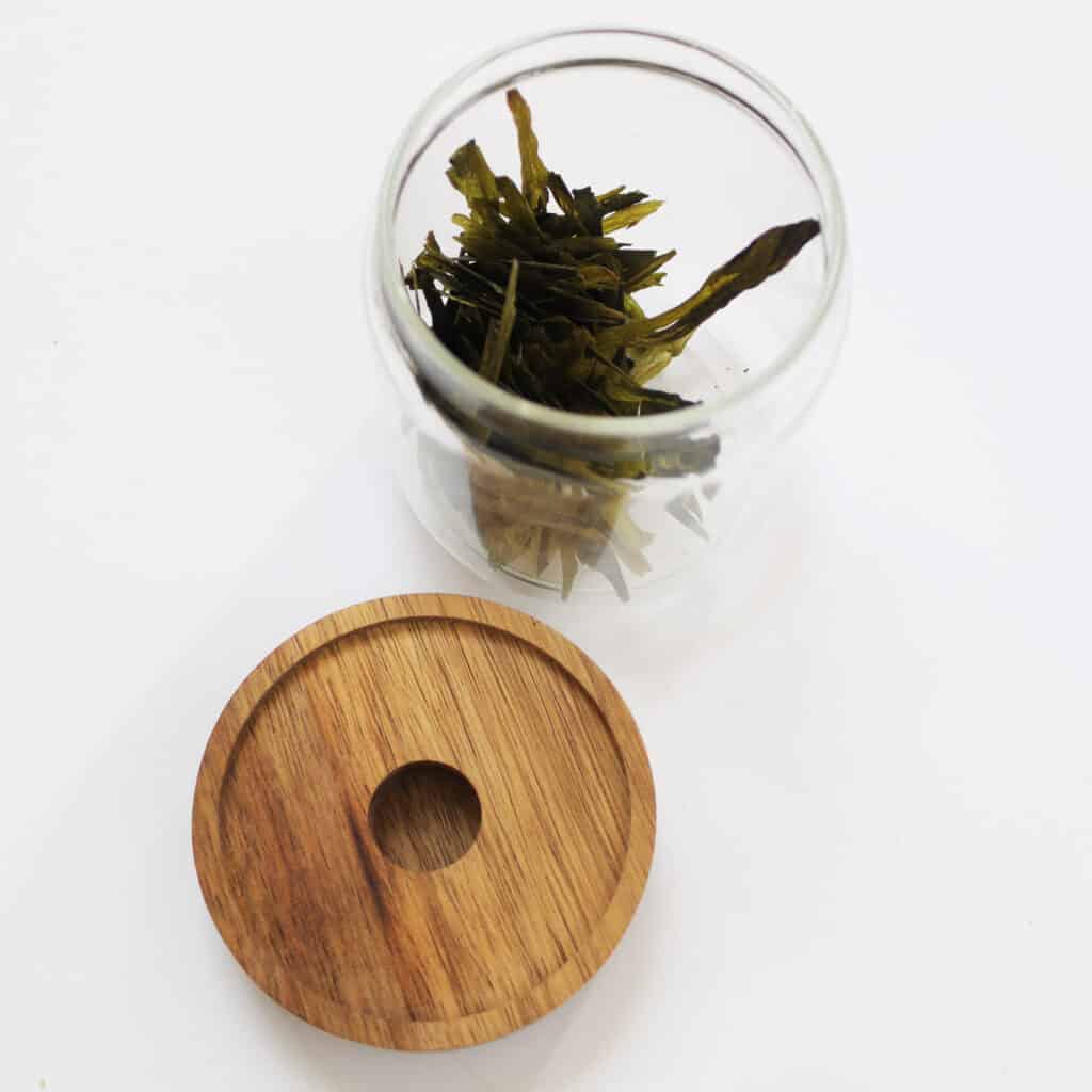 Luxurious Tea Storage Jar with Acacia Wood Lid - Teapro