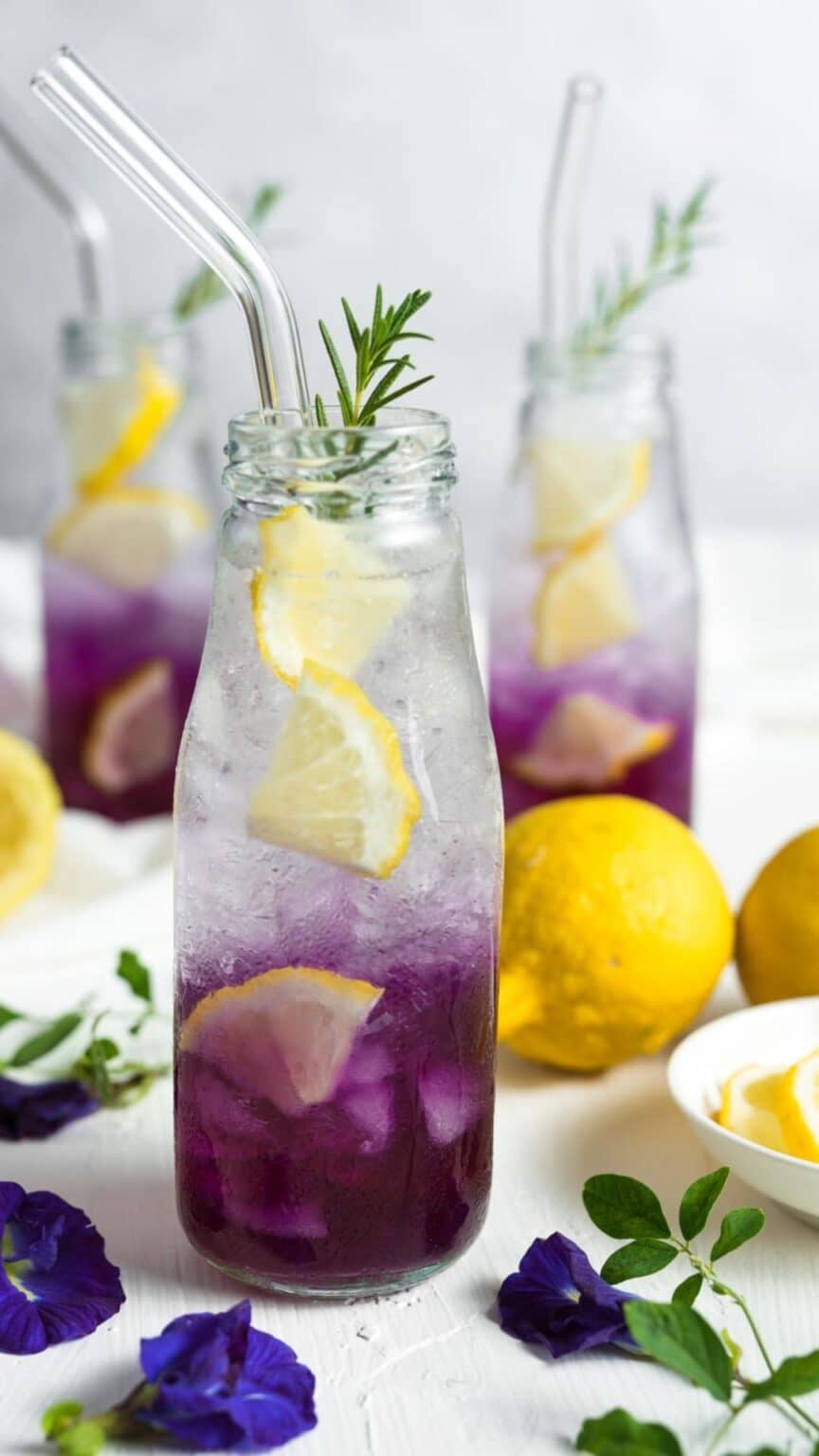 13 Blue Butterfly Pea Tea Cocktail & Mocktail Recipes