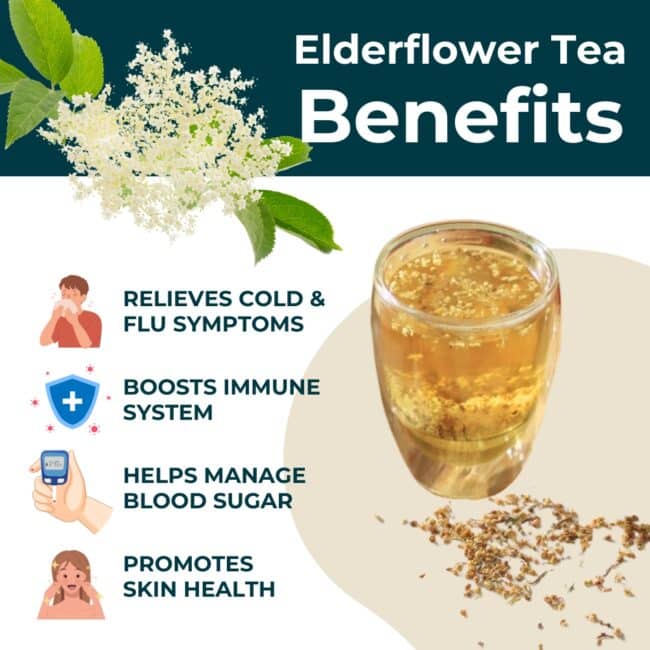 Elderflower Tea - Herbal Tea for Relaxation & Wellness
