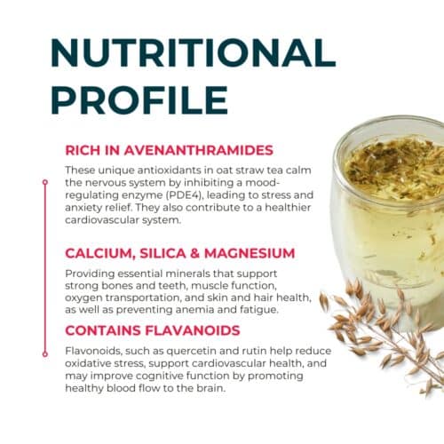 Oat Straw Tea – Supports Relaxation, Focus & Overall Health